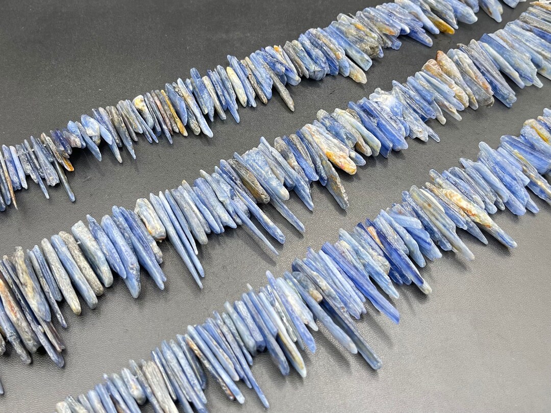 Natural Kyanite Sticks Raw Kyanite Shard Slice Kyanite Beads Natural ...