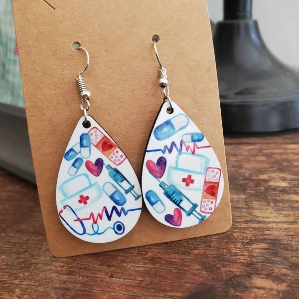 Nurse Earrings - Etsy