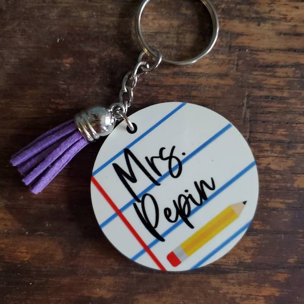 Staff Appreciation Keychain - Etsy