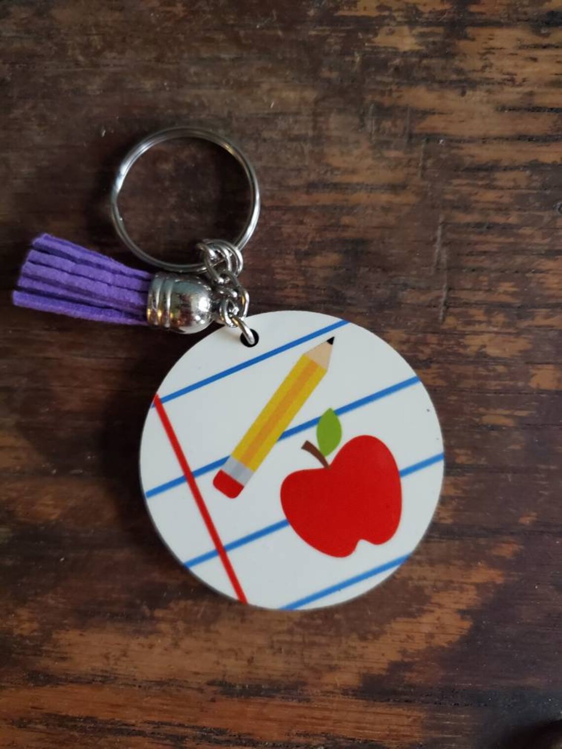 Custom Personalized Teacher Appreciation Keychain. Thank You - Etsy