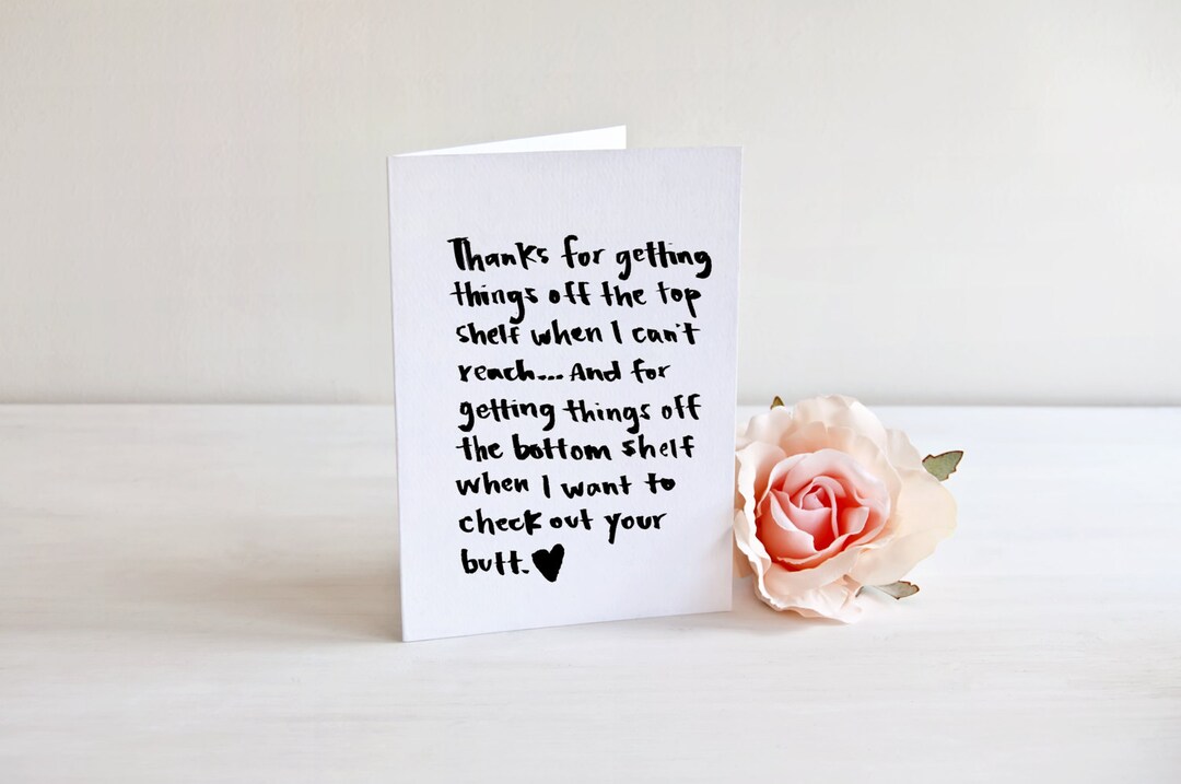 Relationship Card, Funny Card, Card for Him, Card for Her, Thank You ...