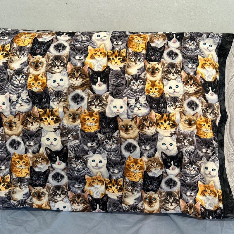 Cat Pillowcase - Etsy
