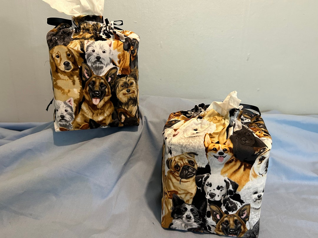 Dog Tissue Box Cover - Etsy