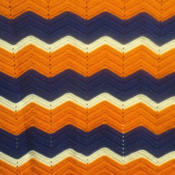 Orange Afghan - Etsy