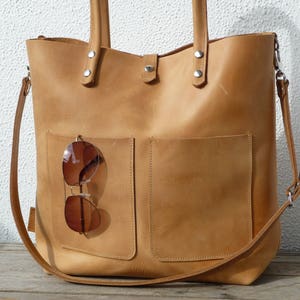 Leather Laptop Bag Women Camel Color, Laptop Bag for 13" Laptop, Large ...