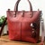 Leather Laptop Bag Women Camel Color, Laptop Bag for 13 Laptop, Large ...
