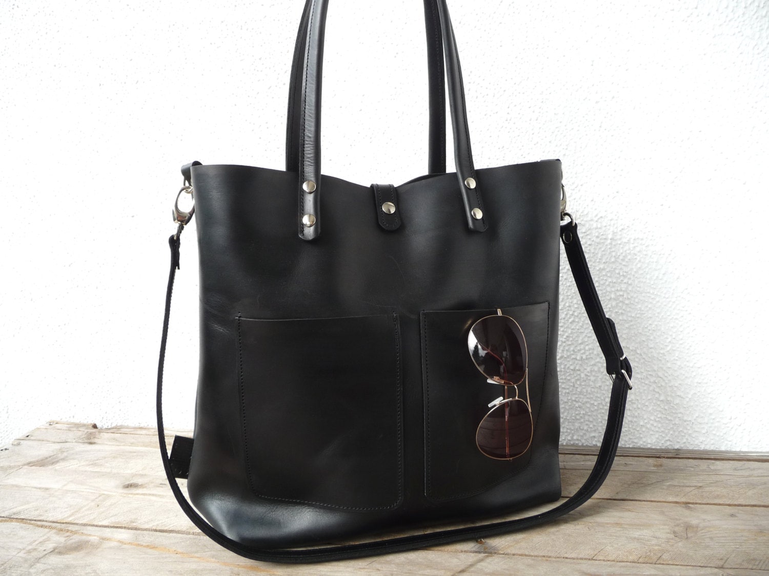 Leather Tote Large Leather Tote Big Leather Tote Leather - Etsy