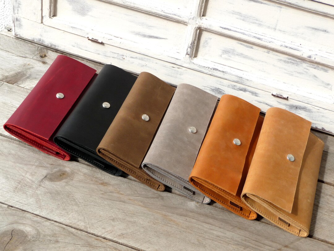 Leather Wallet! Lady's Wallet, Leather Wallet, Leather Purse ...