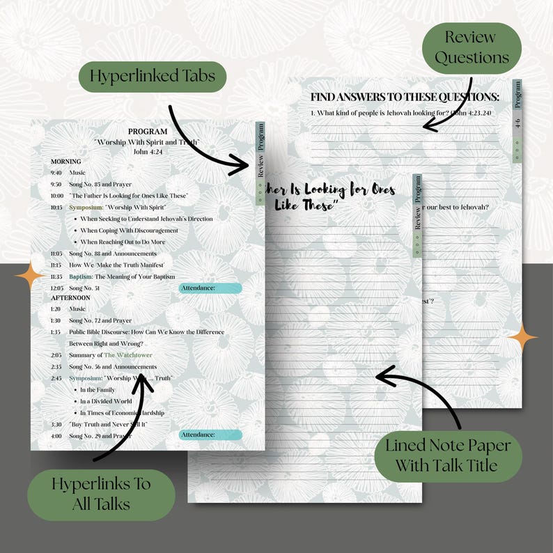 JW Assembly Digital Notebook 2025-2026: Branch Representative Hear What ...