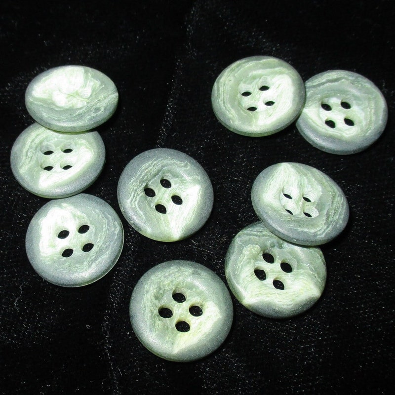 Green Buttons - Etsy