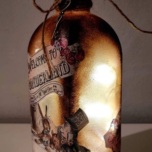 Alice in Wonderland Light up Bottle: Drink Me Decor - Etsy