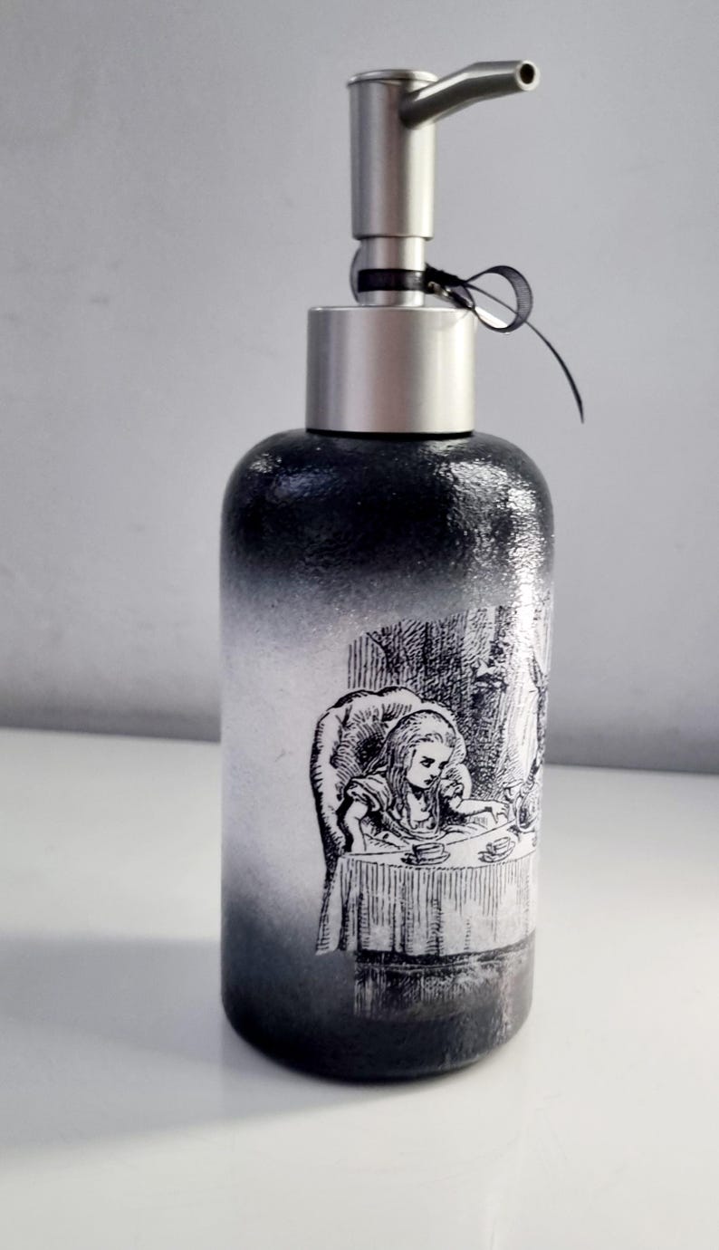 Alice in Wonderland Soap Dispenser: Mad Hatter Tea Party Decor - Etsy