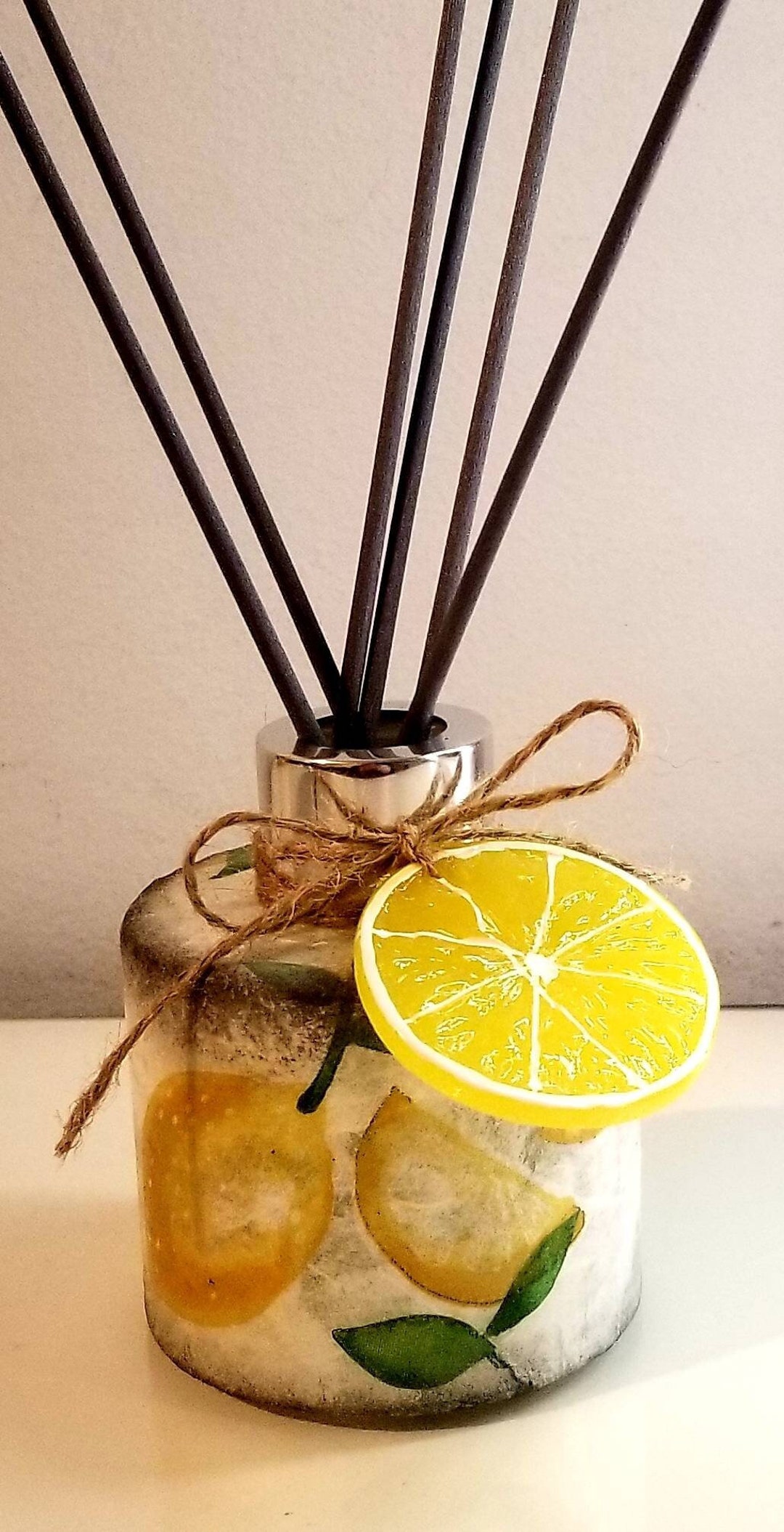 Beautiful Customised Lemon Diffuser. Friend Inspired Decor. Lemon Decor ...