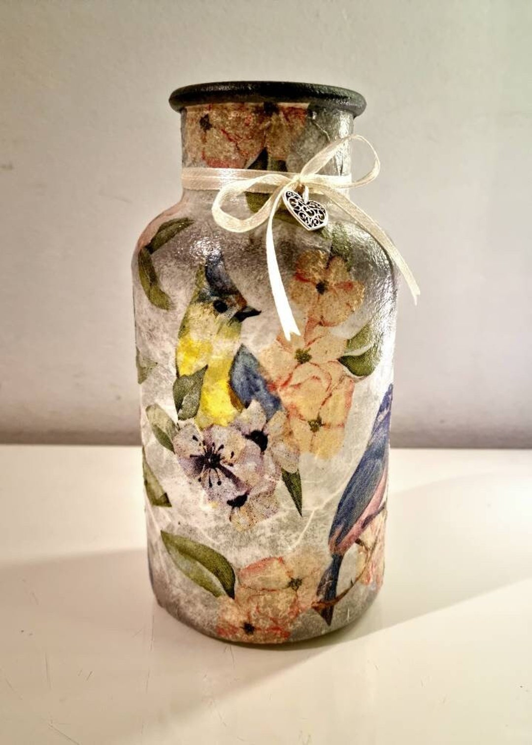 Bird Inspired Light up Bottle. Bird Decor. Bird Gift. Bird Lover Gift ...