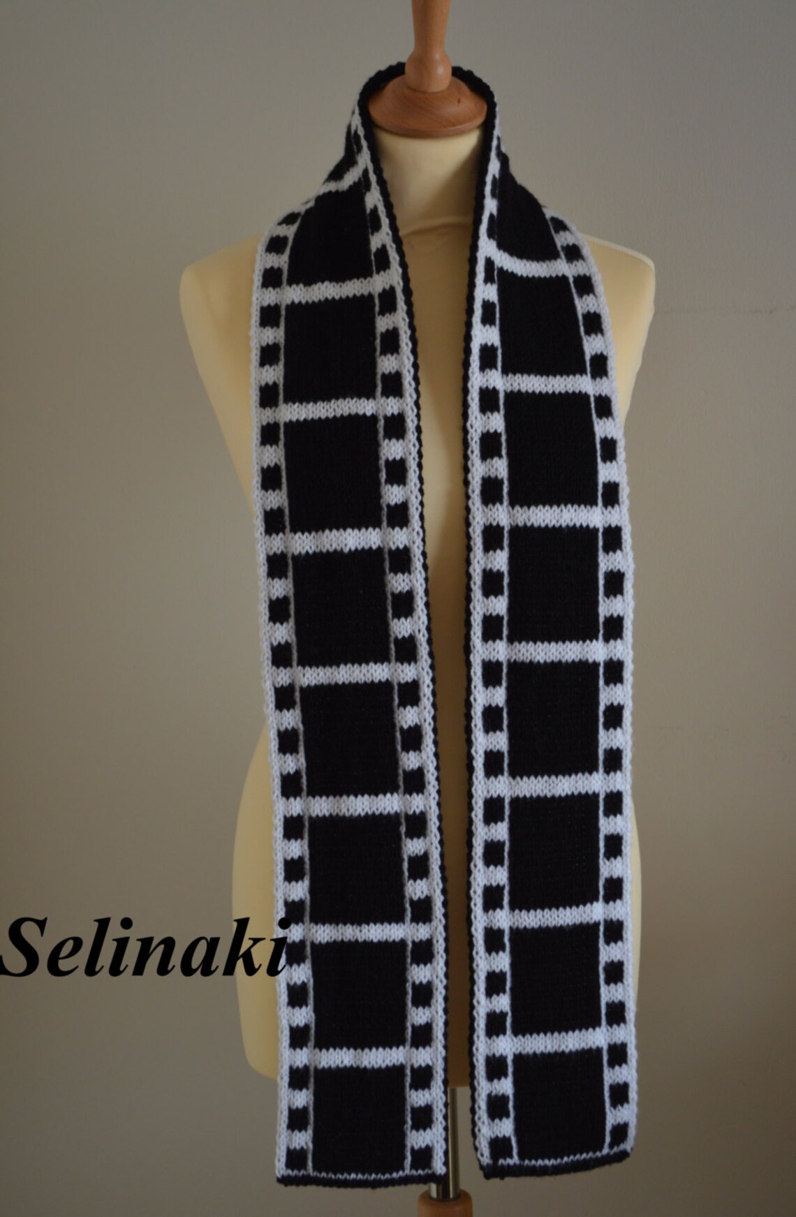 Knit Filmstrip Scarf Film Roll - Etsy