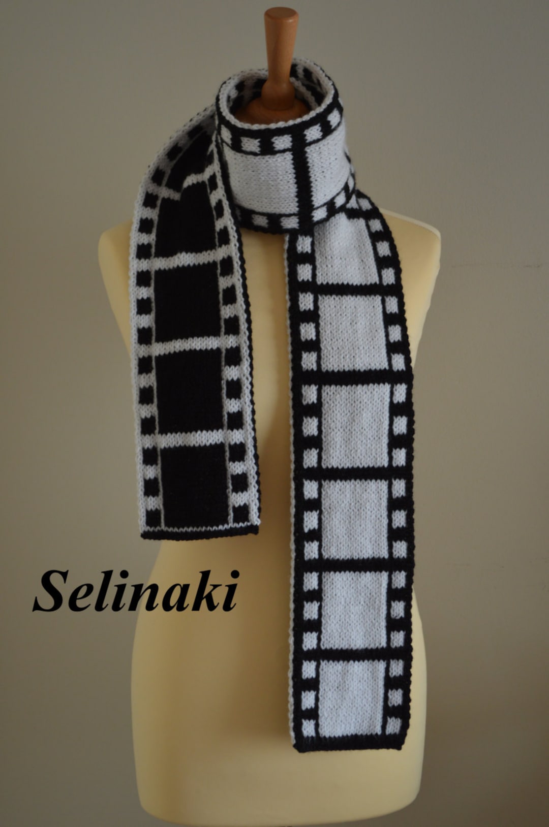 Knit Filmstrip Scarf Film Roll - Etsy