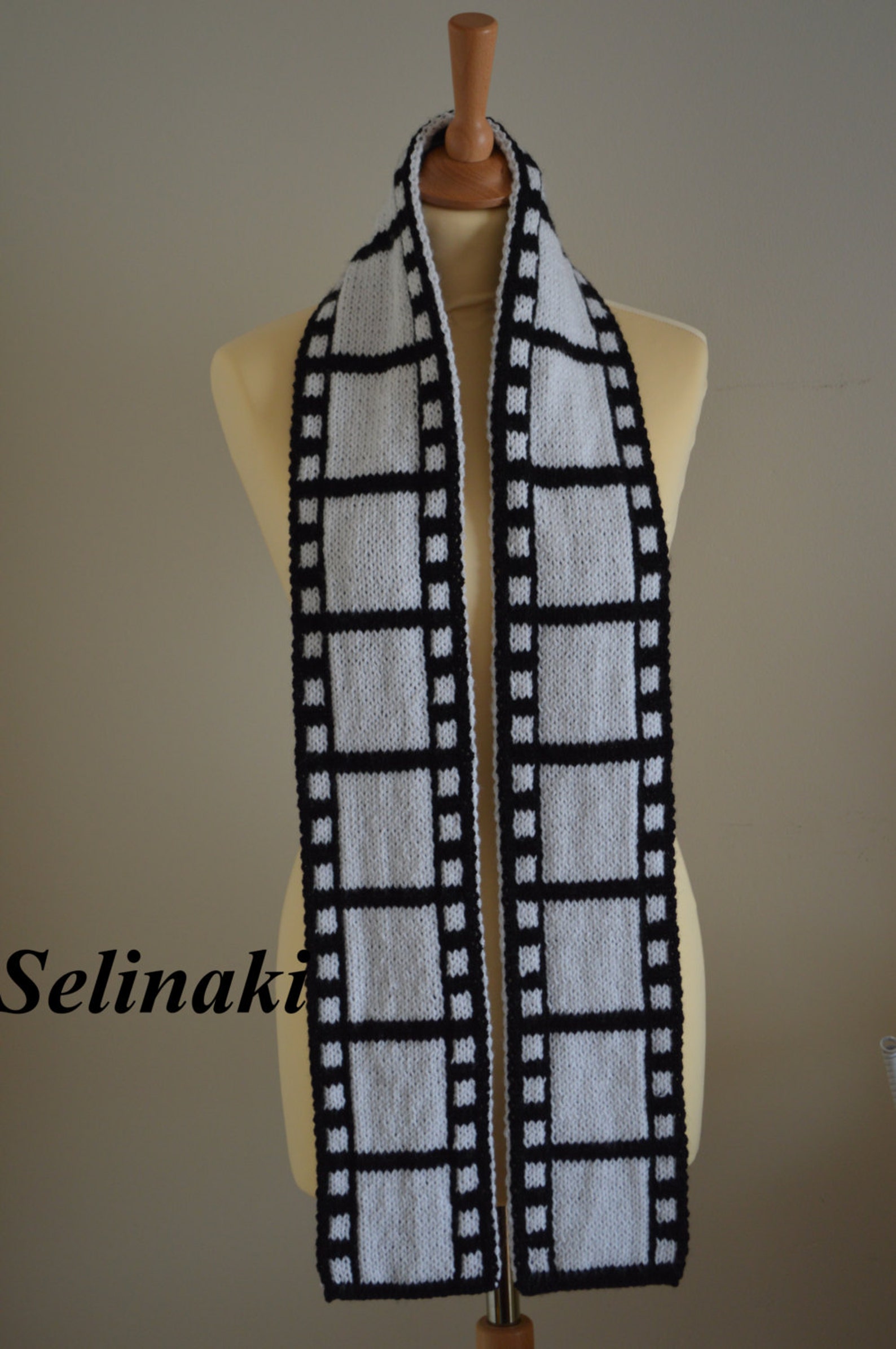 Knit Filmstrip Scarf Film Roll - Etsy
