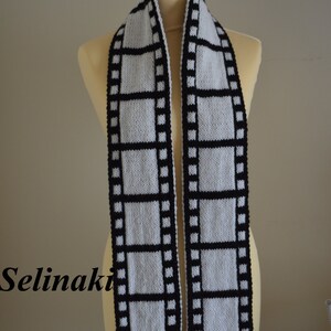 Knit Filmstrip Scarf Film Roll - Etsy