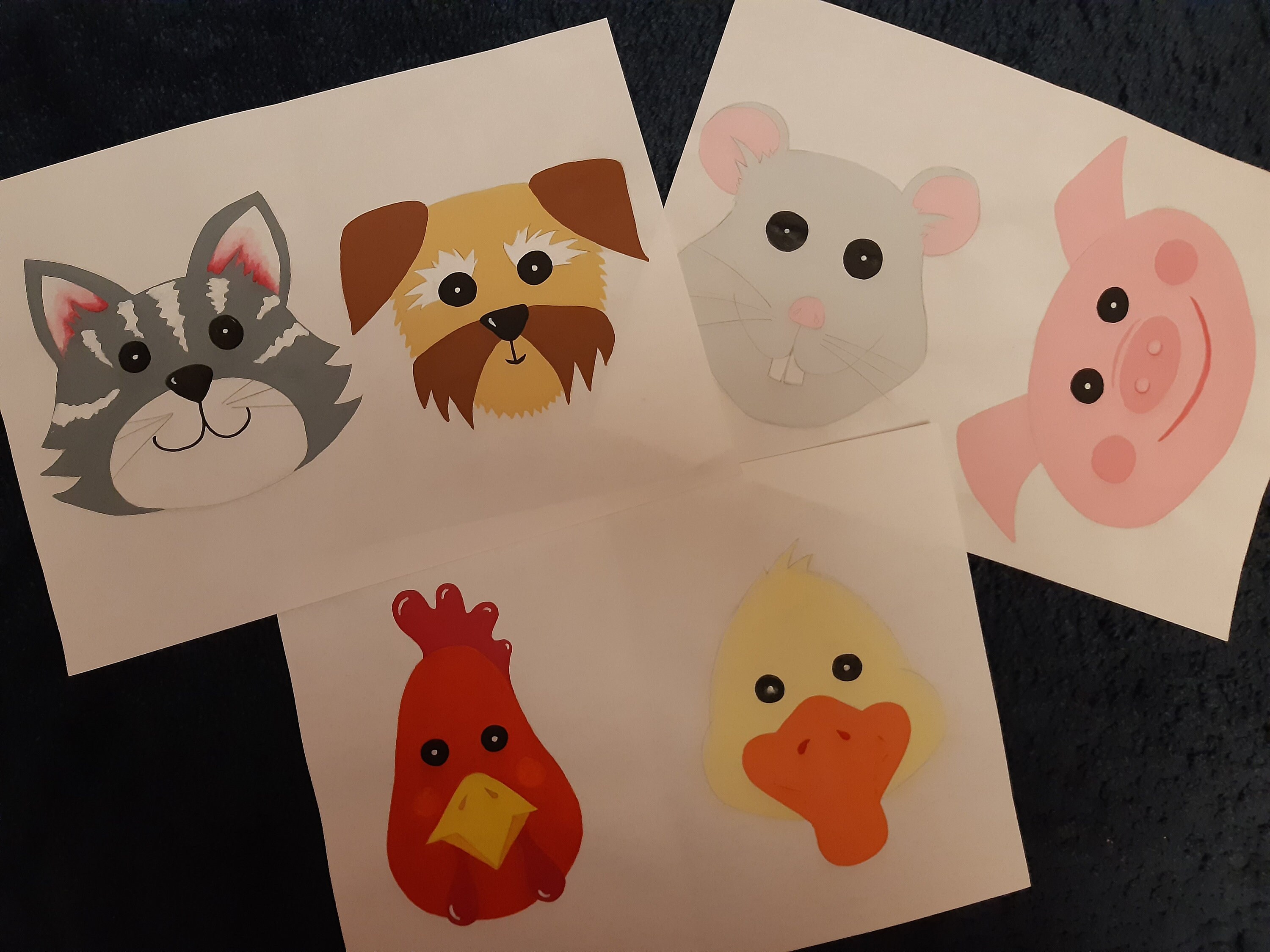 Digital File Printable Designs for the Little Red Hen Story Teaching ...