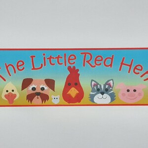 Digital File Printable Designs for the Little Red Hen Story Teaching ...