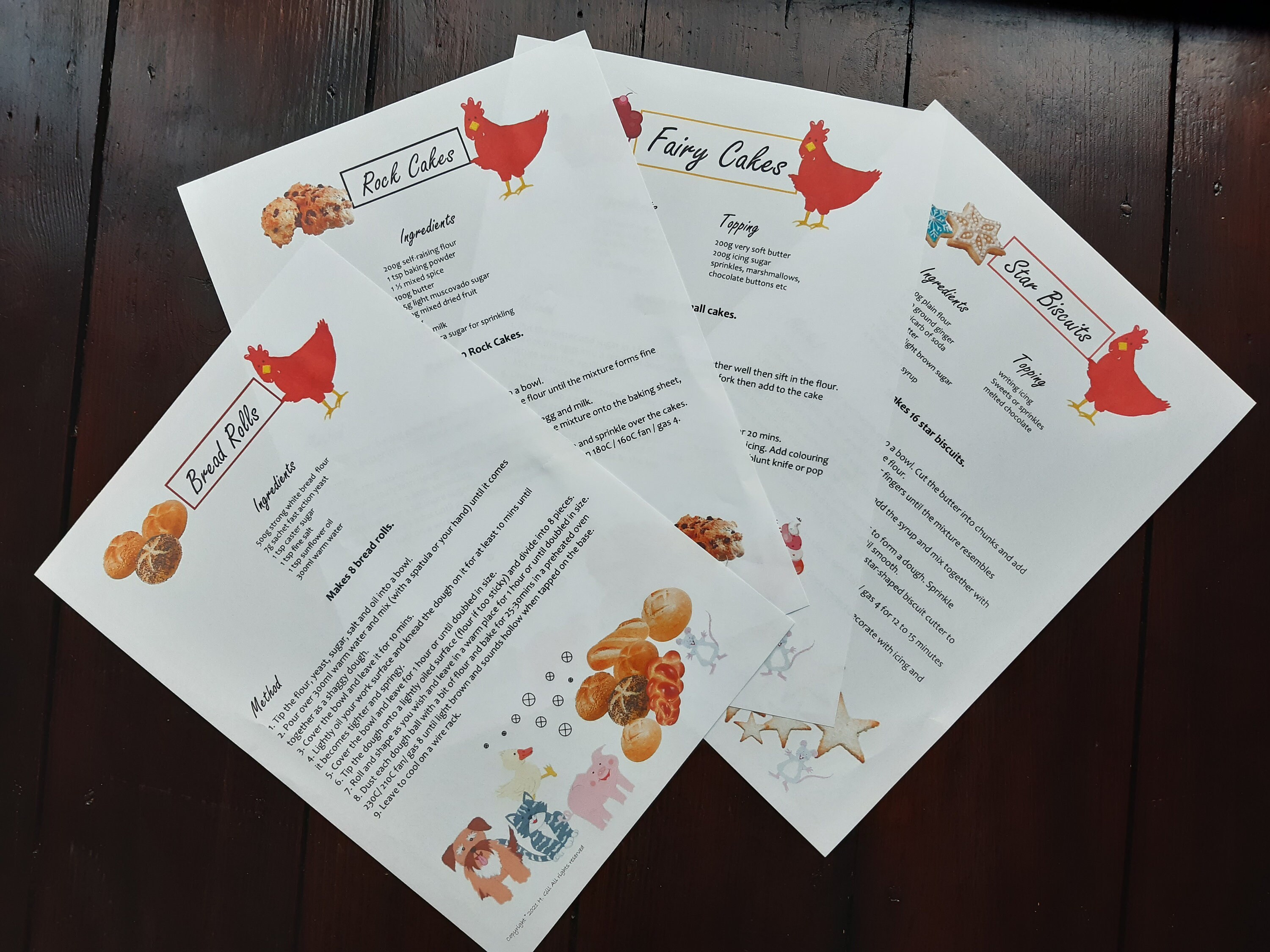 Digital File Printable Designs for the Little Red Hen Story Teaching ...