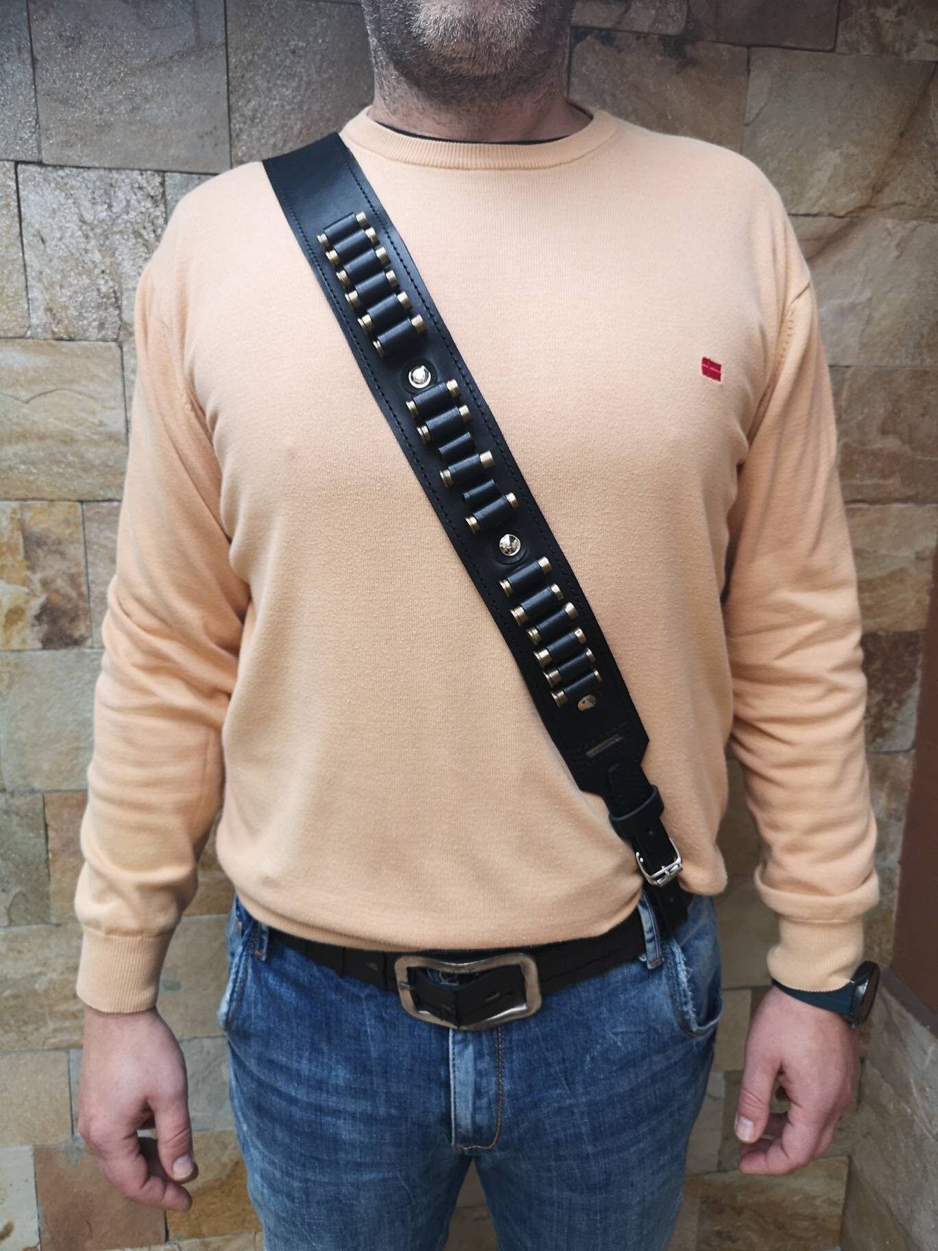 Shoulder Holsters Bandolier 357 Shellsleather Bandolier | Etsy UK