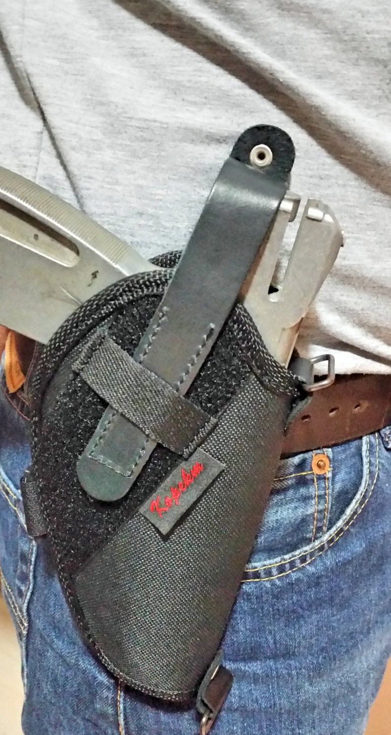 Horizontal Gun Shoulder Holster for Compact 9mm 40 45 - Etsy