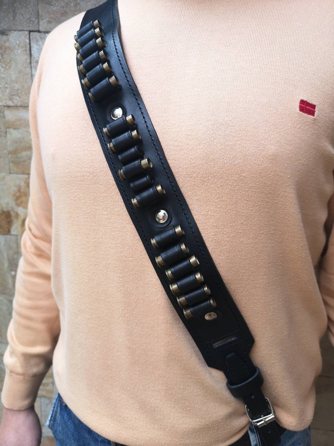 Shoulder Holsters Bandolier, 357 Shellsleather Bandolier, Custom ...