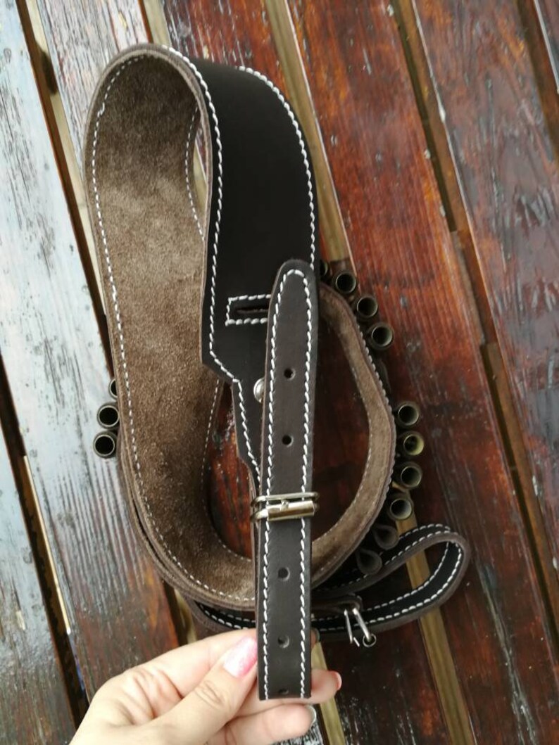 Shoulder holsters bandolier 357 shellsLeather Bandolier | Etsy