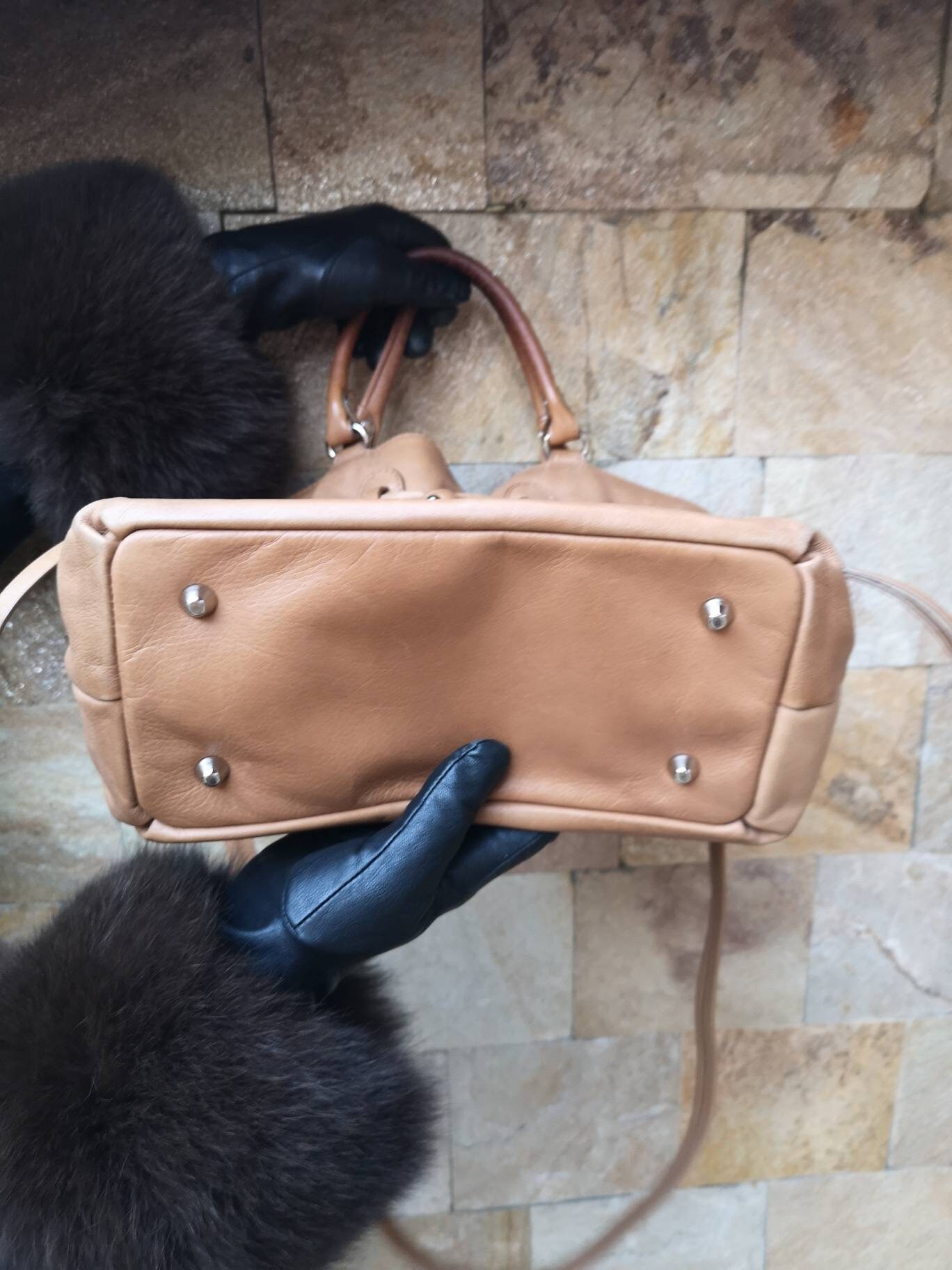 Vintage Lancaster Bag Leather Bag Beige Leather Bag - Etsy