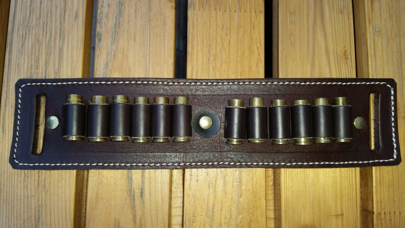 Leather Bandolier custom genuine leather bandolier belt 12 | Etsy