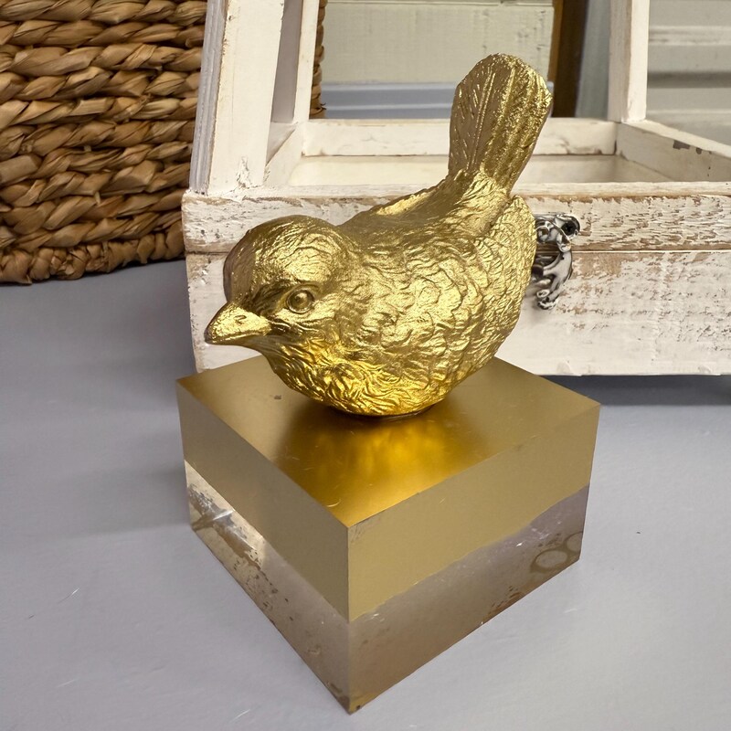 Gold Bird Figurine Base - Etsy