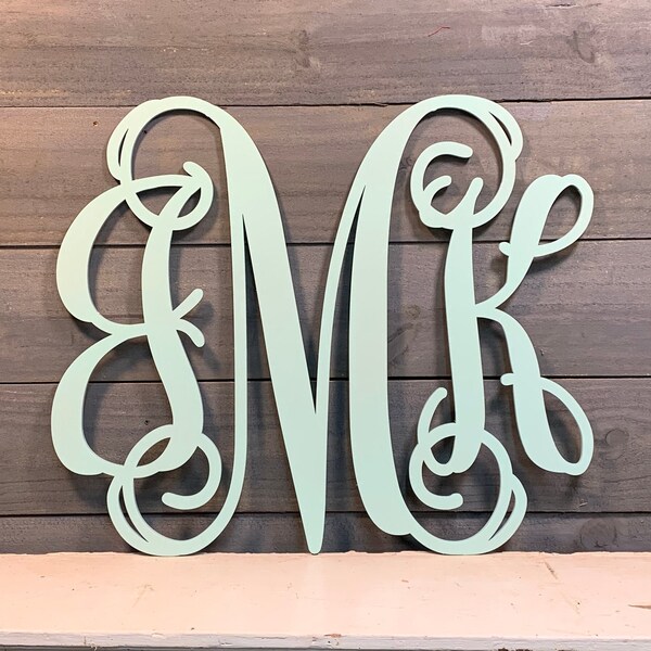 Wood Monogram - Etsy