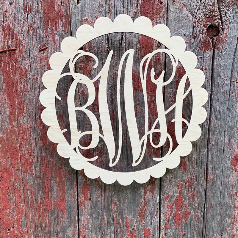 Monogram Wall Decor - Etsy