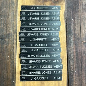 Accountability Tags for Fire Department Command - Etsy