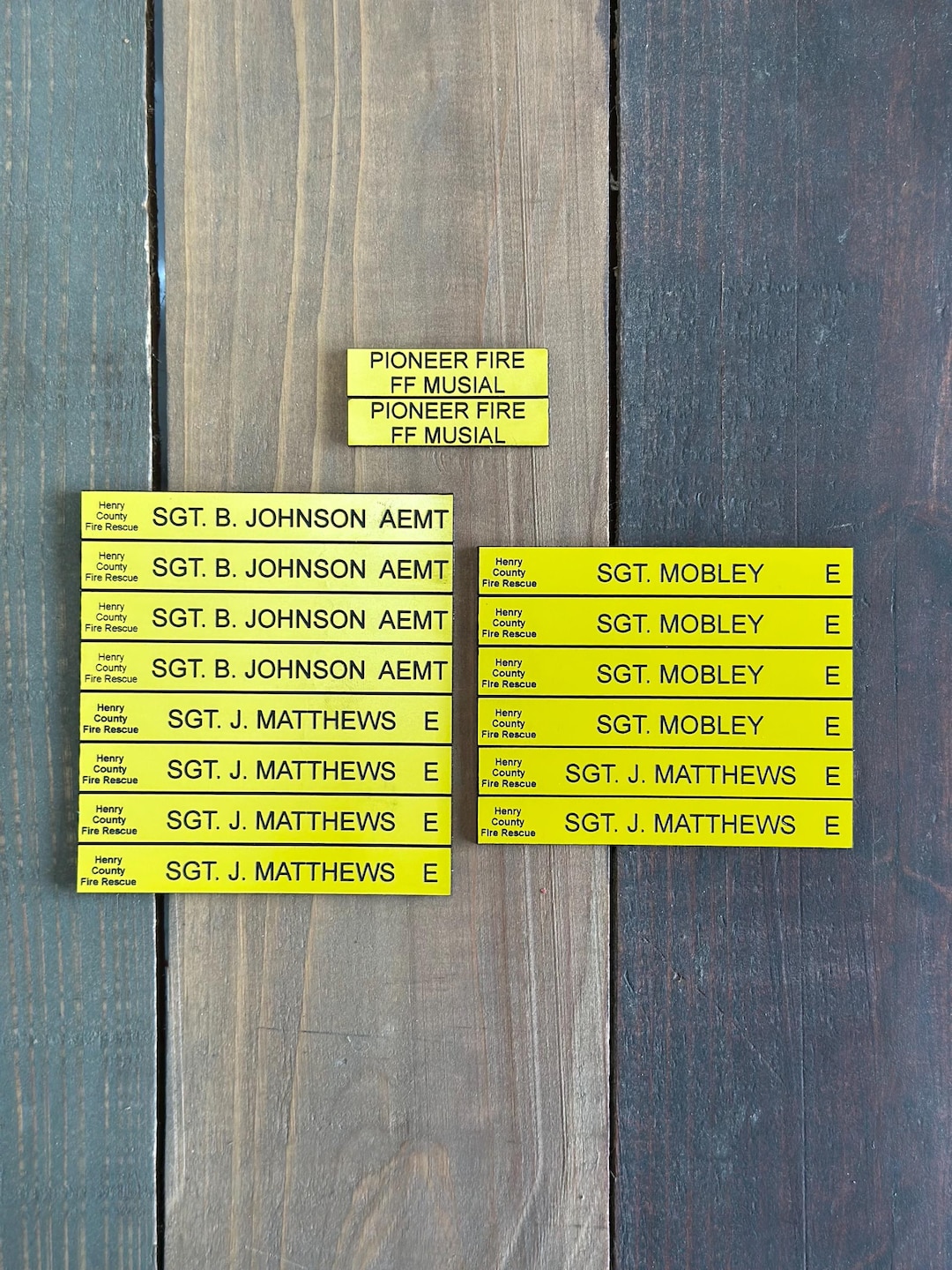 Accountability Tags for Fire Department Command, Fire Scene Tags ...