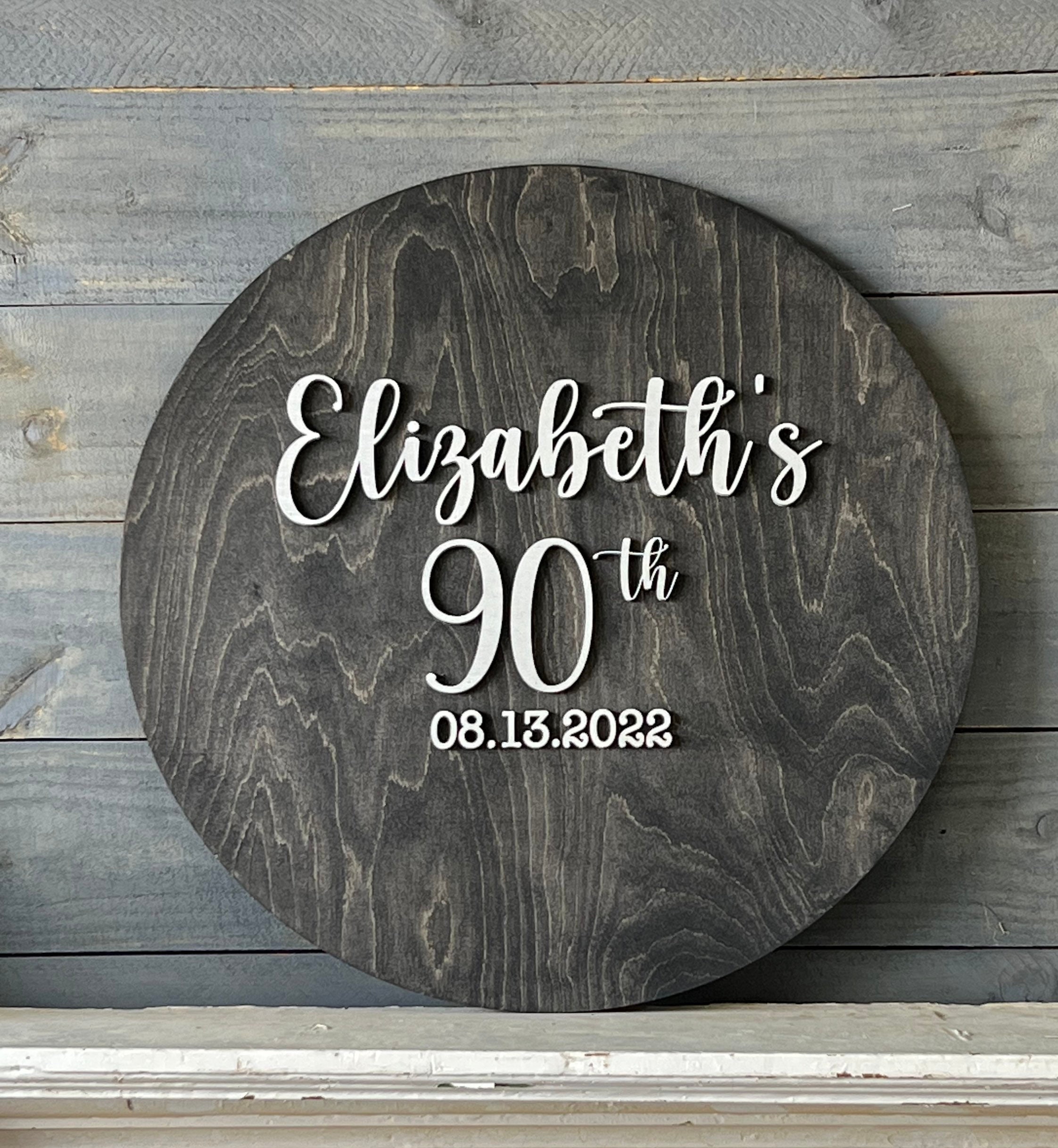 Personalized Wooden Sign | Happy Birthday Sign | Party Decor | Birthday ...
