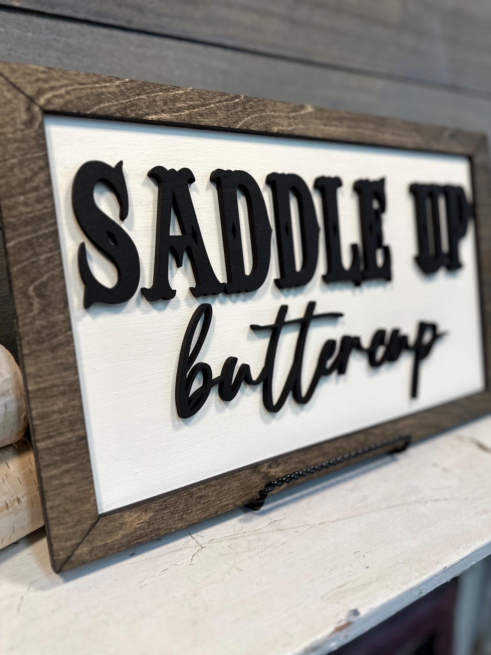 Saddle up Buttercup | Home Décor Sign | Western | Aztec | Cowboy ...