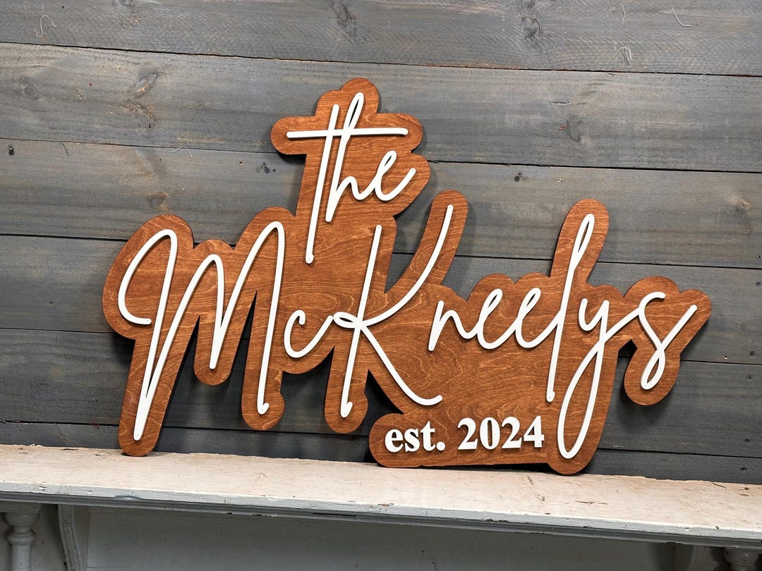 Wedding Name Sign, Large Wedding Sign, Name Sign, Large Reception Name ...