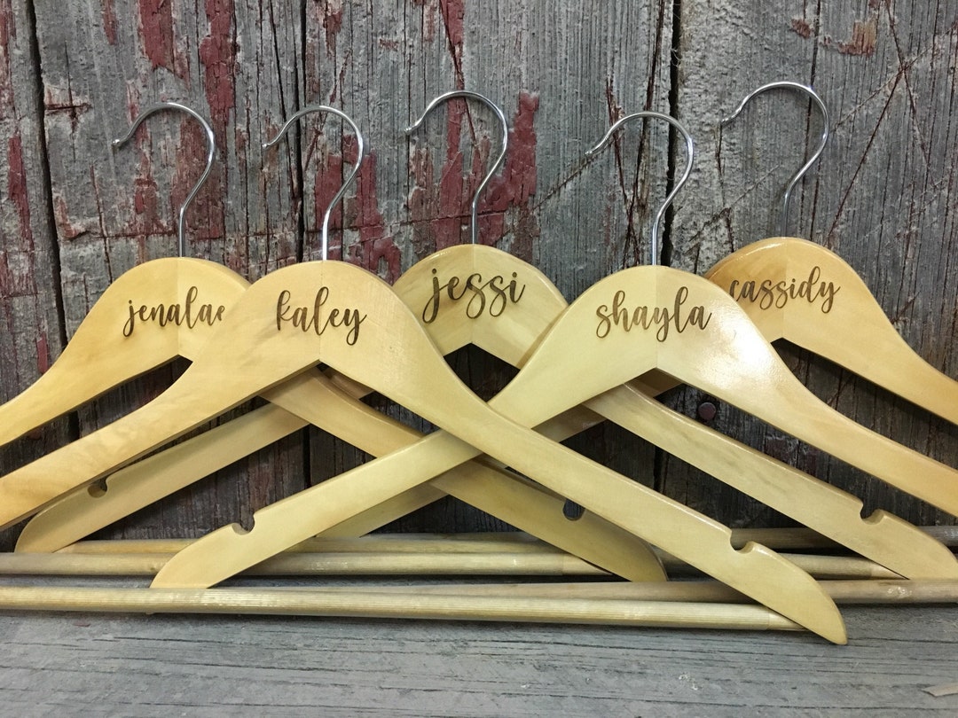 Wedding Party Dress Hangers | Personalized | Custom - Etsy