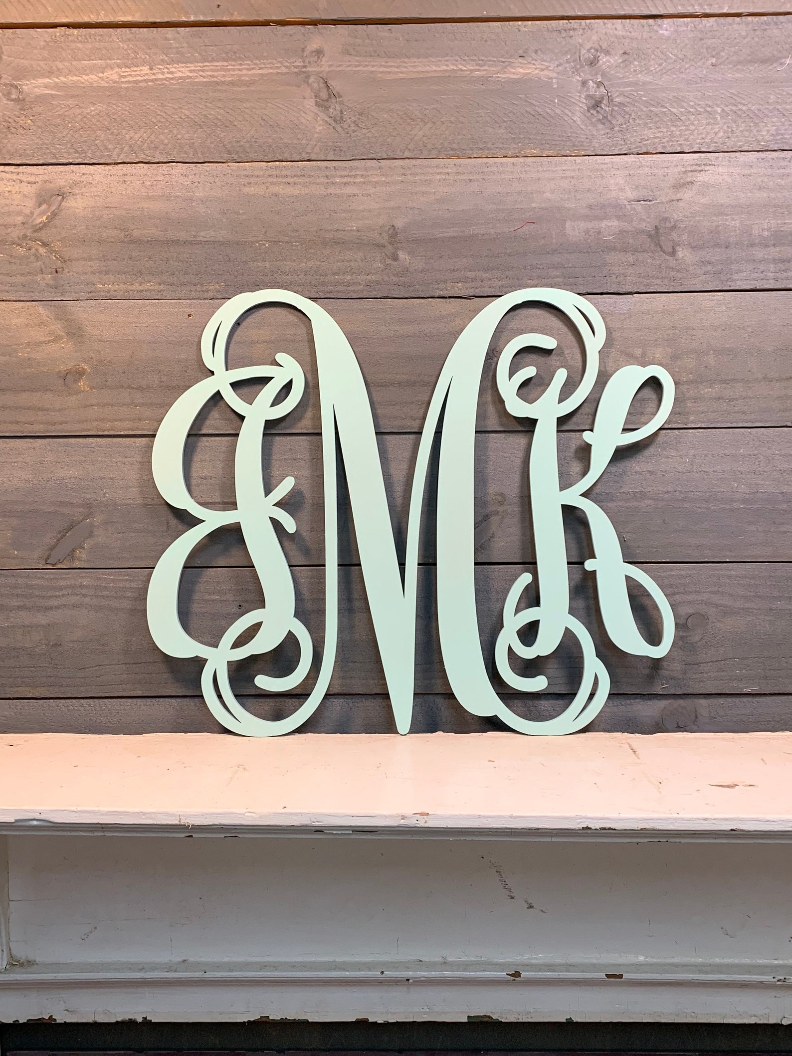 Custom Wooden Monogram | Laser Cut Birch Plywood, Nursery Decor - Etsy