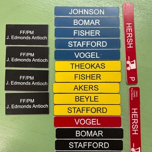 Accountability Tags for Fire Department Command - Etsy