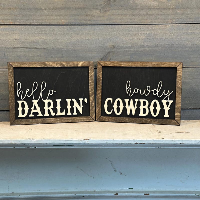 Western Wall Decor' - Etsy