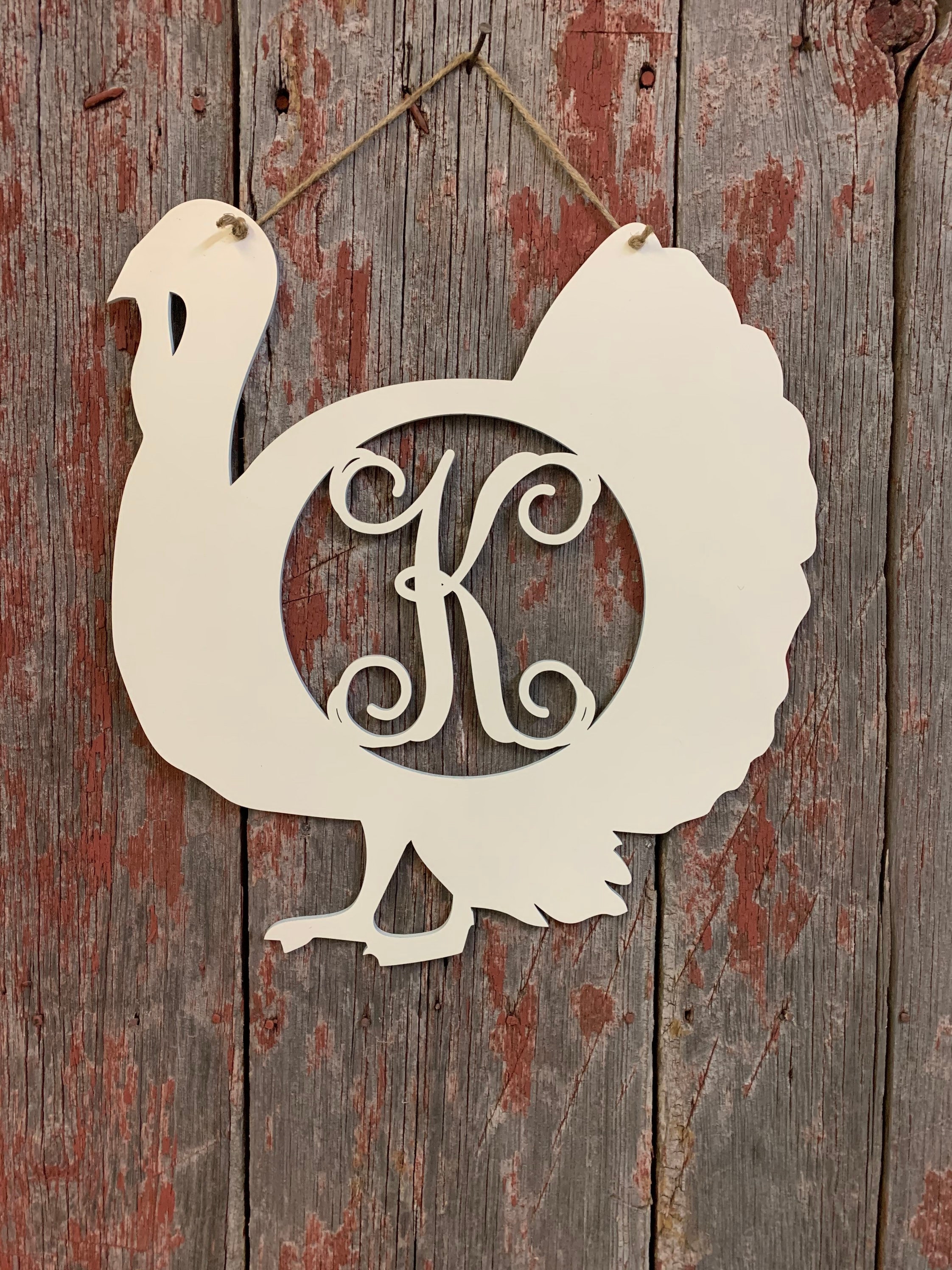 Turkey Door Hanger, Wooden Turkey Door Decor, Fall Wooden Decor, Fall ...