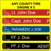 Accountability Tags for Fire Department Command - Etsy