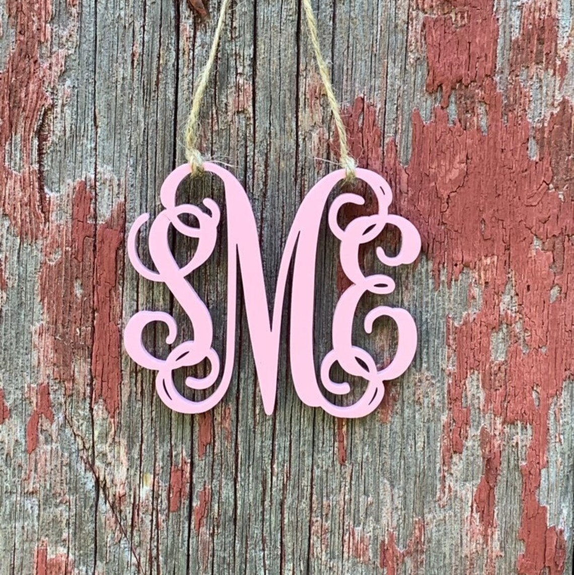 Car Charm Wooden Monogram Homecoming Mum - Etsy