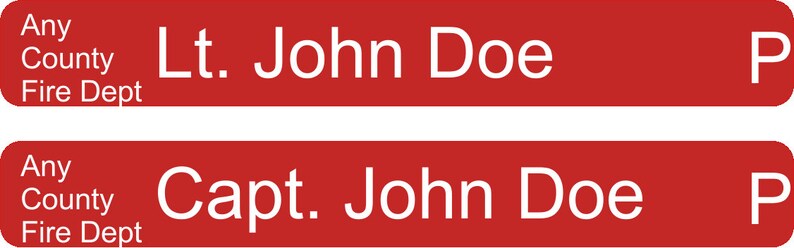 Accountability Tags for Fire Department Command - Etsy