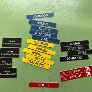 Accountability Tags for Fire Department Command - Etsy