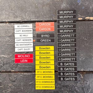 Accountability Tags for Fire Department Command, Fire Scene Tags ...