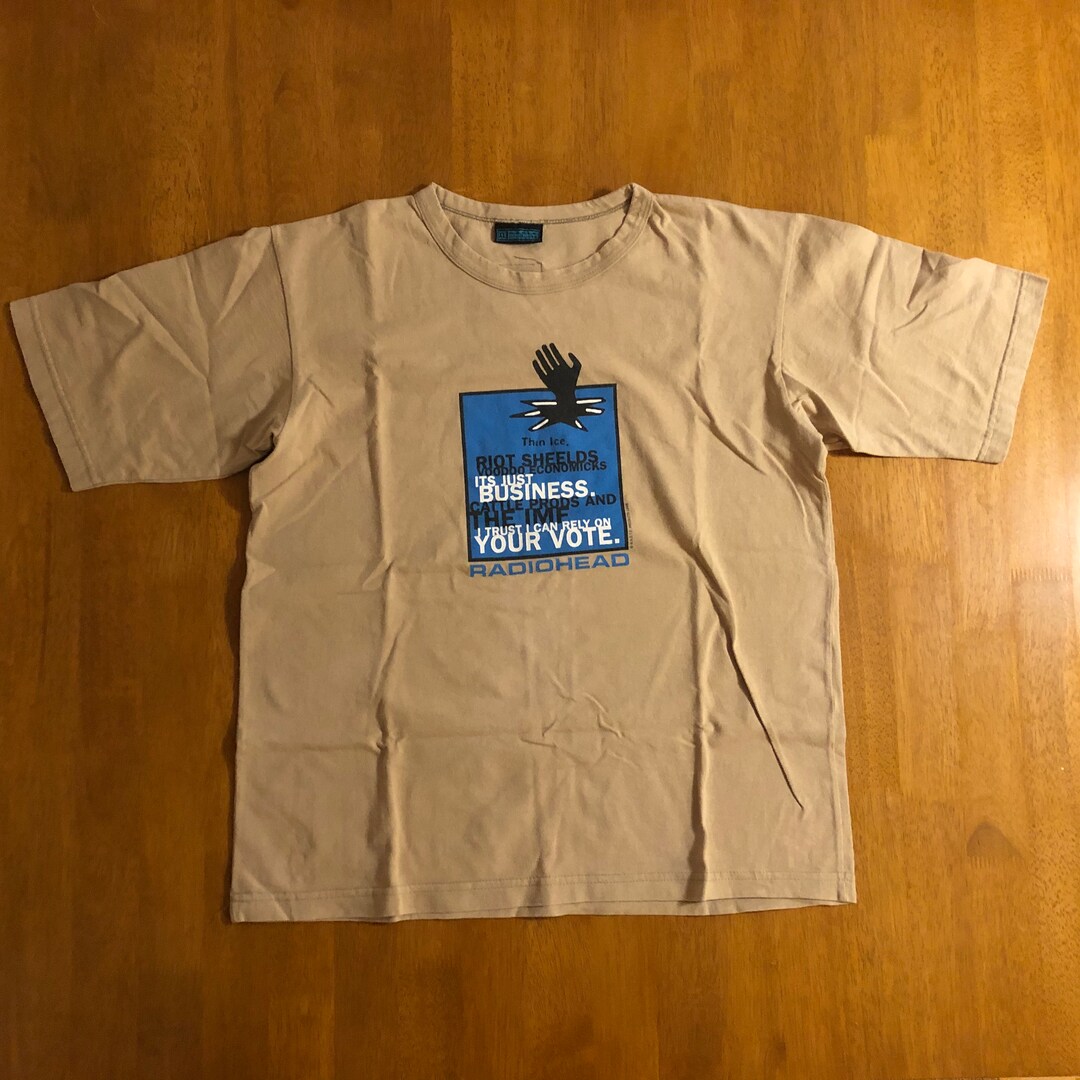 RADIOHEAD Ok Computer 1998 T-shirt Authentic Original W.A.S.T.E. Tee ...